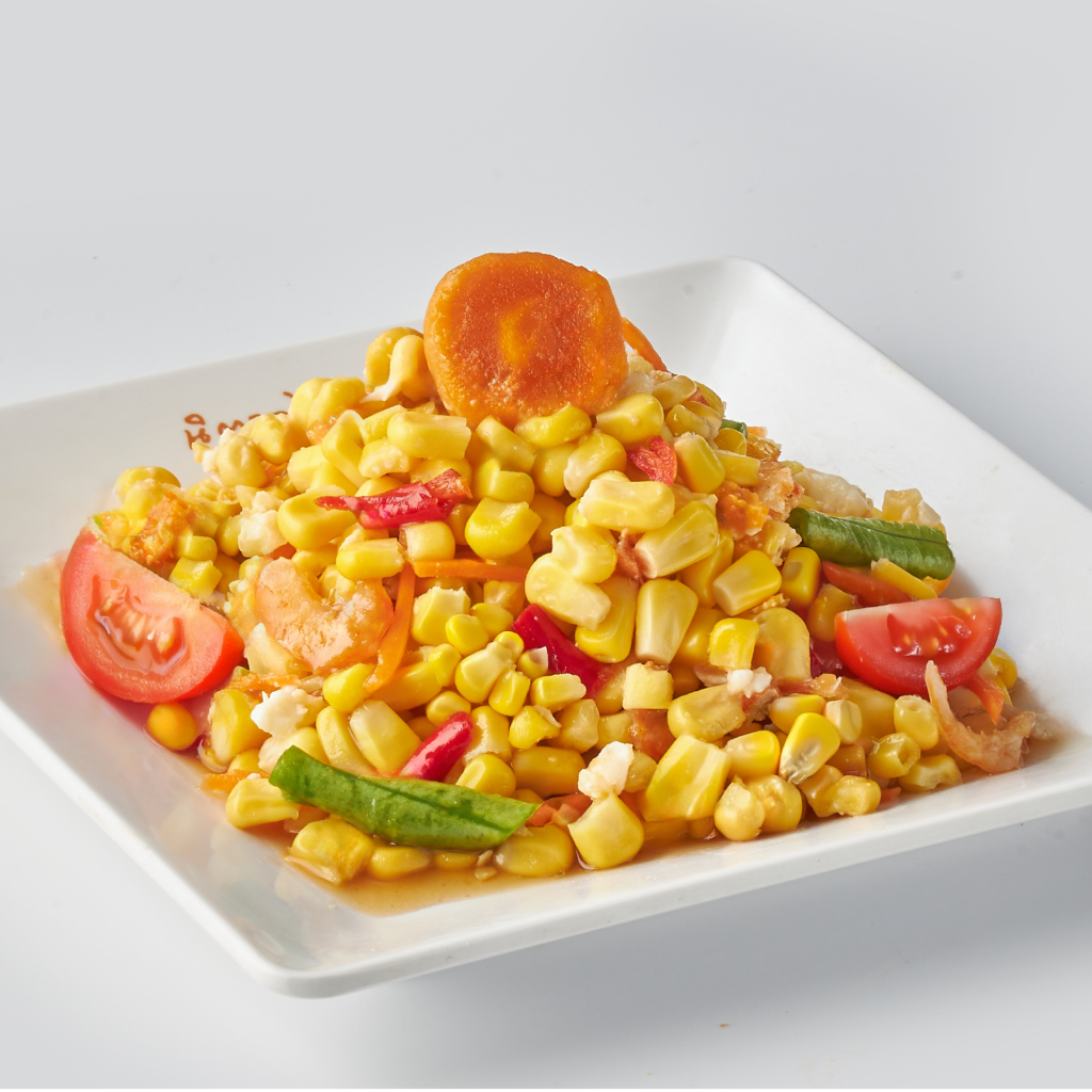 ส้มตำข้าวโพดไข่เค็ม Nittayakaiyang
